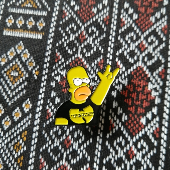 N/A | Jewelry | 22 Homer Simpson Wutang Enamel Pin Nwot | Poshmark